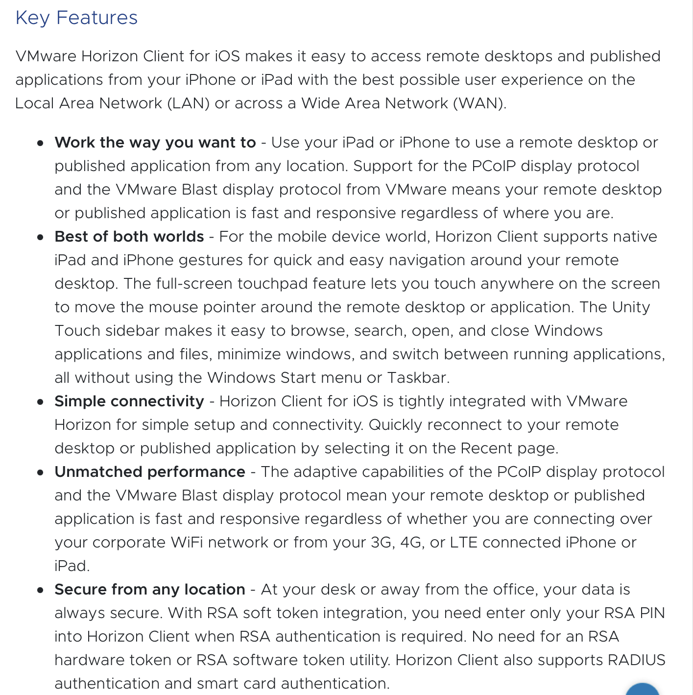 Using the VMware Horizon Client for iOS (iPad OS 15) – Navjyot Chaney's ...